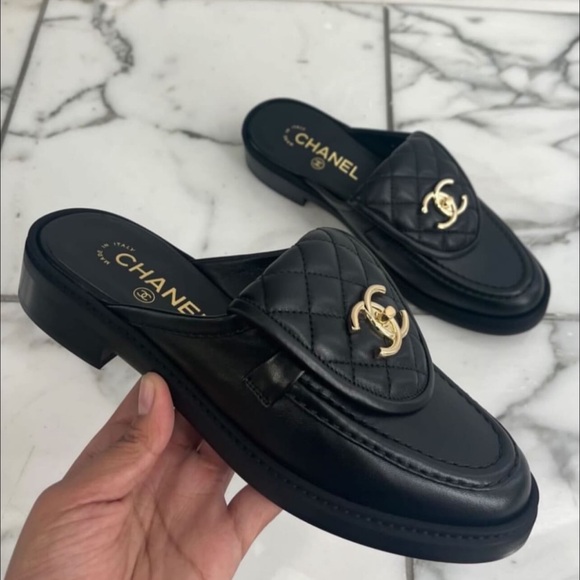 CHANEL | Shoes | Chanel Slides | Poshmark